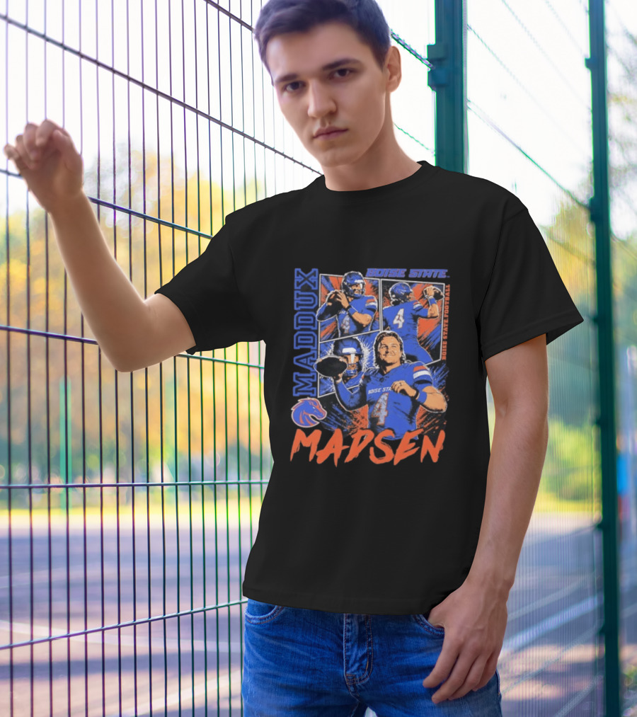 Maddux Madsen Boise State Broncos Football 2026 Big Ten Media Days T-Shirt