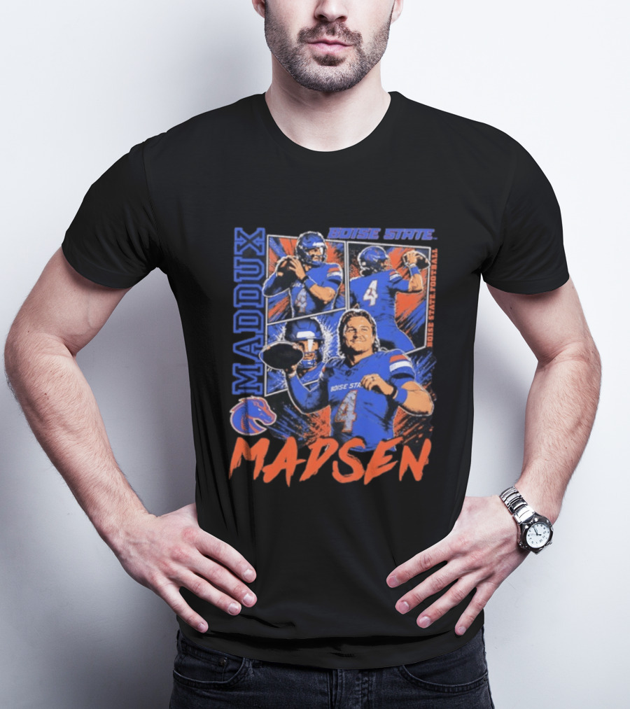 Maddux Madsen Boise State Broncos Football 2026 Big Ten Media Days T-Shirt