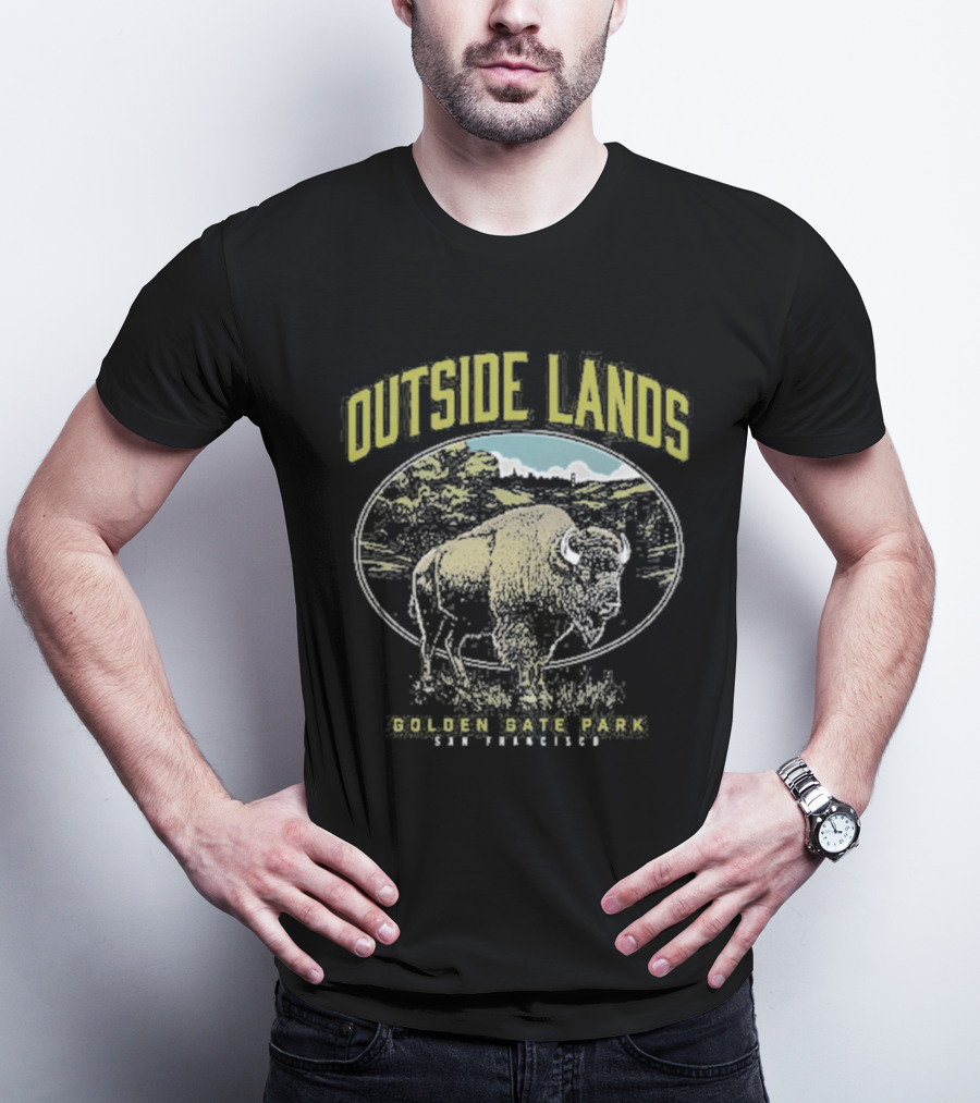 Outside Lands Golden Gate Park Bison San Francisco 2026 California T-Shirt