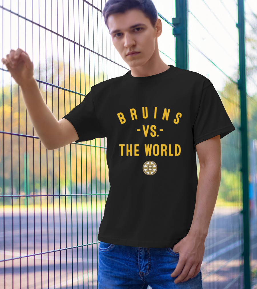 Boston Bruins VS The World NHL 2026 Nowbes T-Shirt