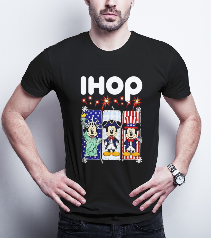 IHOP Mickey Mouse America 250th Anniversary Celebration T-Shirt