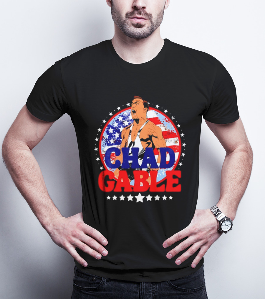 Chad Gable WWE Wrestling American Flag T-Shirt