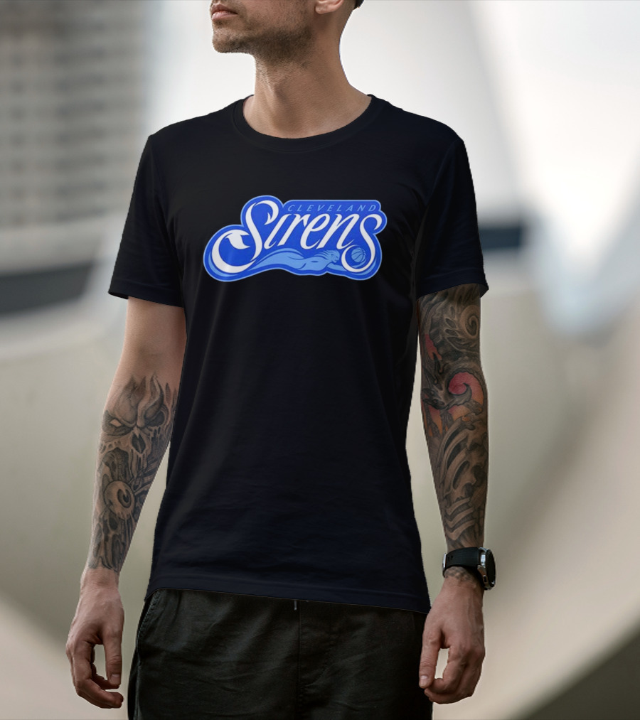 Cleveland Sirens WNBA Toddler Black Primary Logo Basketball T-Shirt