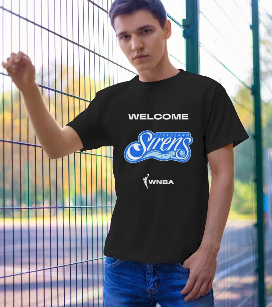 Welcome Cleveland Sirens WNBA 2026 Logo Debut T-Shirt