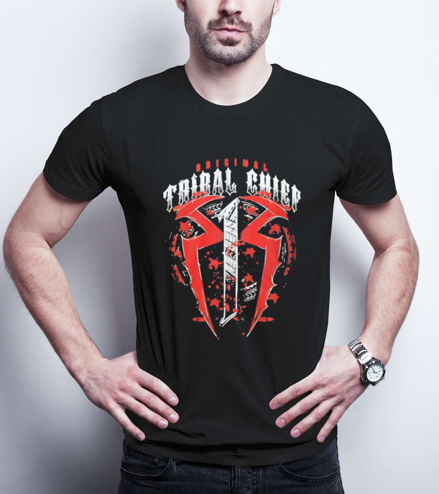 WWE Roman Reigns Original Tribal Chief Red T-Shirt