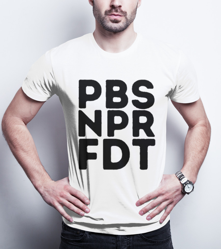 PBS NPR FDT Bold Alphabet Blocks T-Shirt