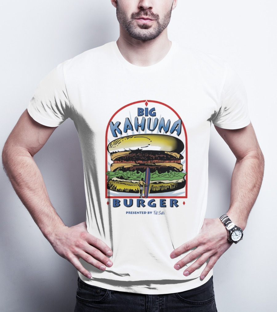 Big Kahuna Burger Fat Sal's Surfing Sandwich Arch T-Shirt