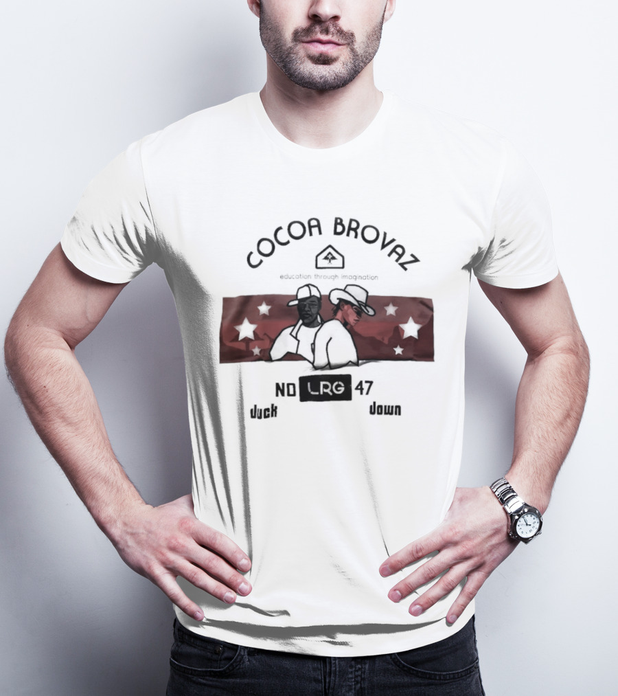 Cocoa Brovaz Duck Down LRG No 47 Urban Streetwear T-Shirt