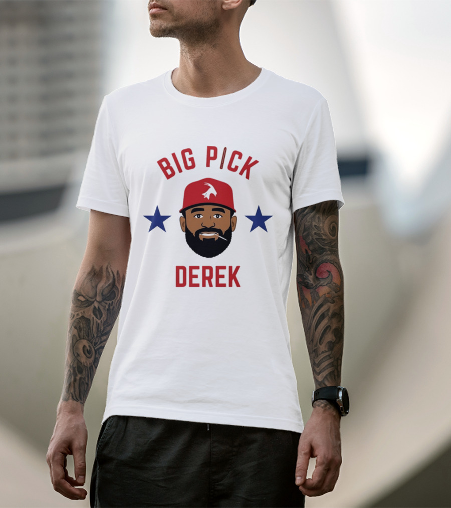 Big Pick Derek Philadelphia Phillies Baseball Stars T-Shirt