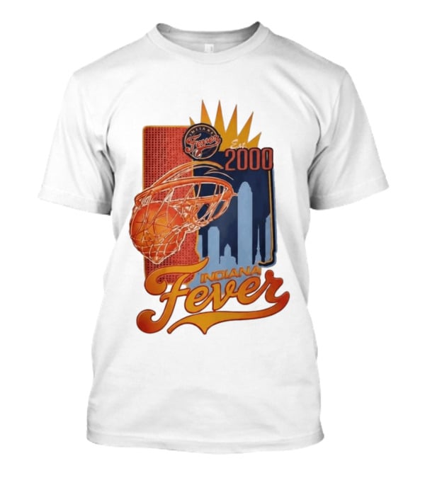 Indiana Fever Est 2000 Basketball Skyline T-Shirt