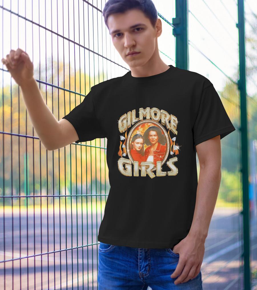 Gilmore Girls Flame Diamond 90s Bootleg T-Shirt