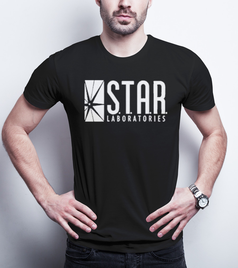 S.T.A.R. Laboratories Grant Gustin Barry Allen The Flash Dark Navy T-Shirt
