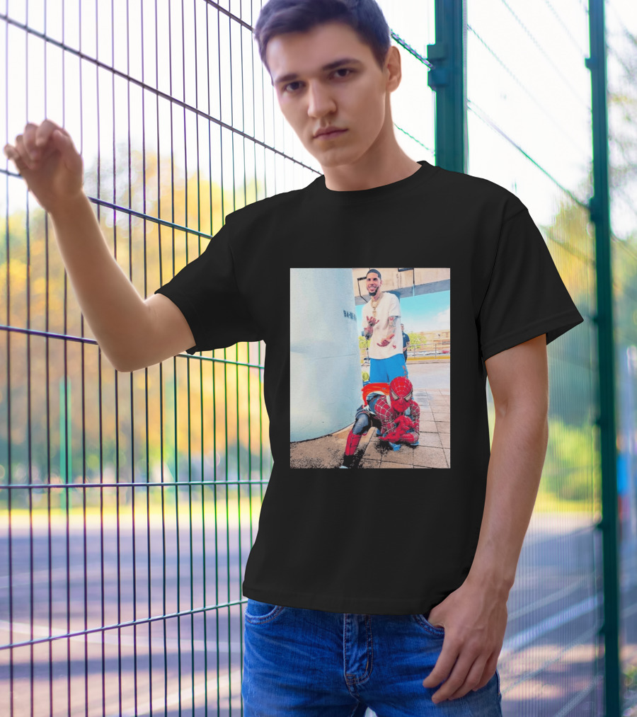 BA MO LaMelo Ball Spider Man T-Shirt