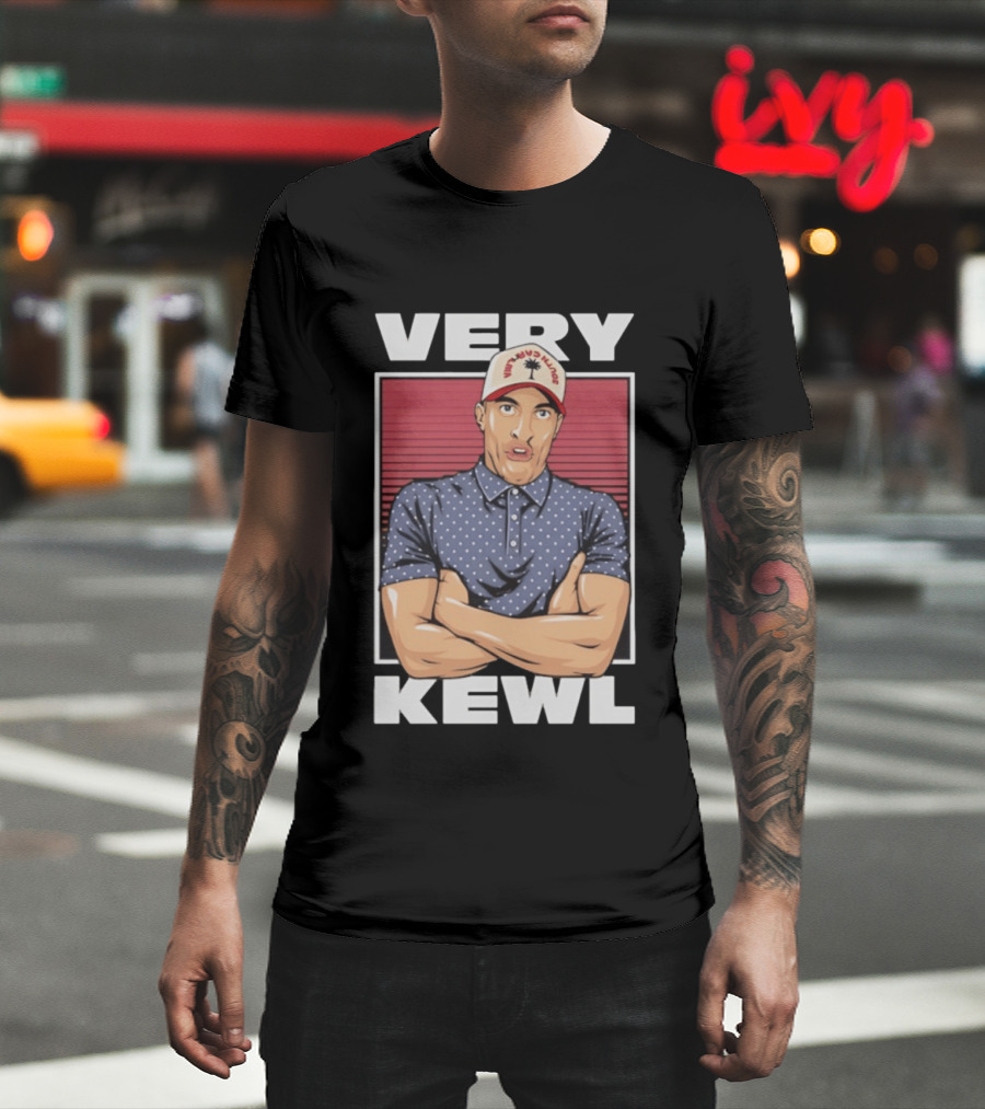 Very Kewl PE Guy Palm Tree Hat T-Shirt