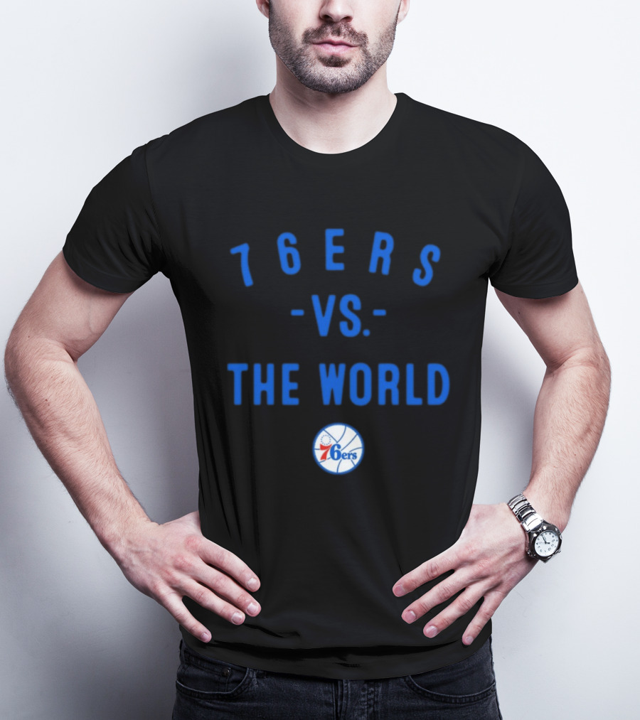 Philadelphia 76ers Vs The World NBA 2026 Basketball Team Spirit T-Shirt