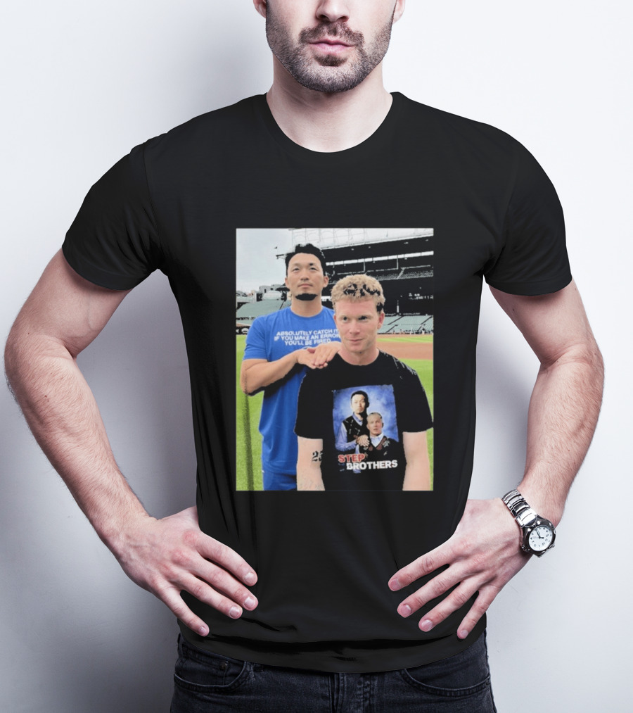 Seiya Suzuki Pete Crow Armstrong Step Brothers Baseball Humor T-Shirt