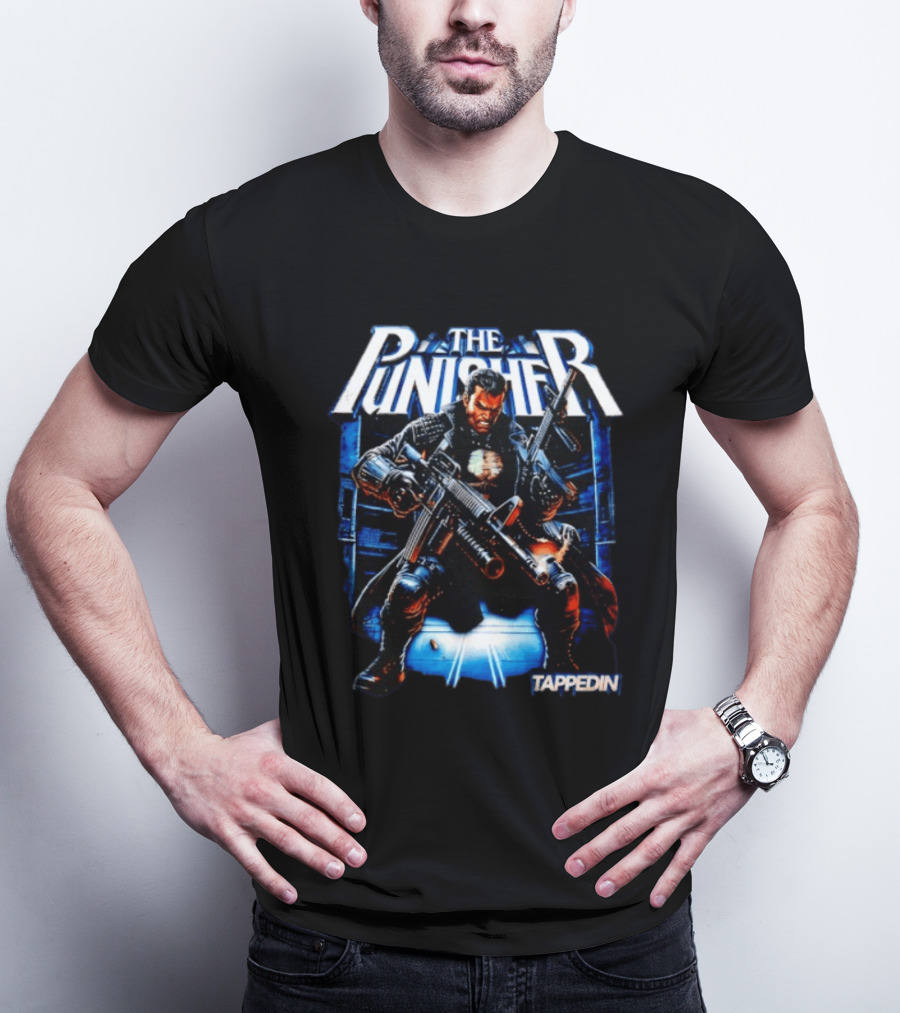 The Punisher Tappedin Marvel Frank Castle Iconic Comic T-Shirt