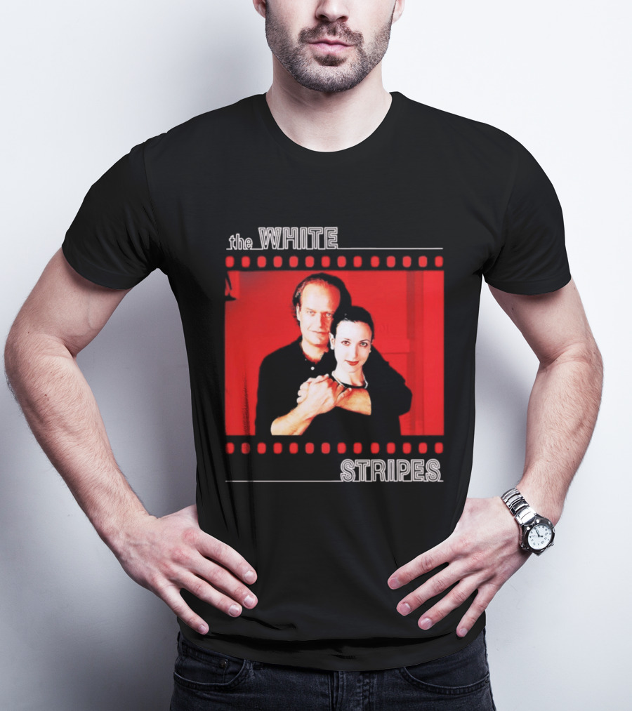 The White Stripes Black Math Kelsey Grammer Frasier Spoof T-Shirt