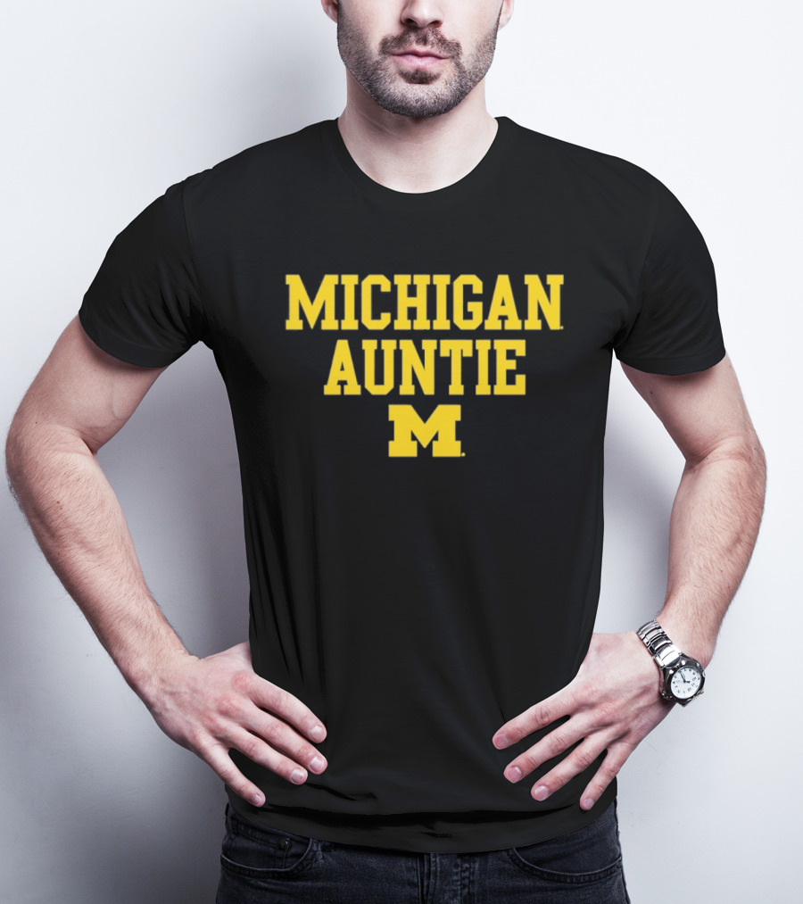 Michigan Wolverines Auntie M NCAA Fan T-Shirt
