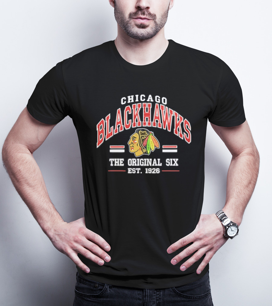 Chicago Blackhawks The Original Six Est 1926 T-Shirt