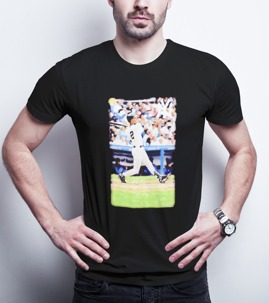 Derek Jeter New York Yankees Legendary Swing Moment T-Shirt