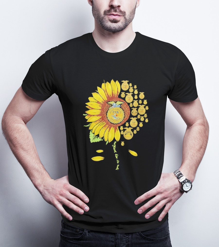 You Are My Sunshine FFA Sunflower Emblem Agricultural Education T-Shirt