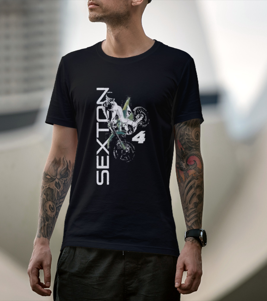 Kawasaki Chase Sexton Motocross Rider Racing T-Shirt