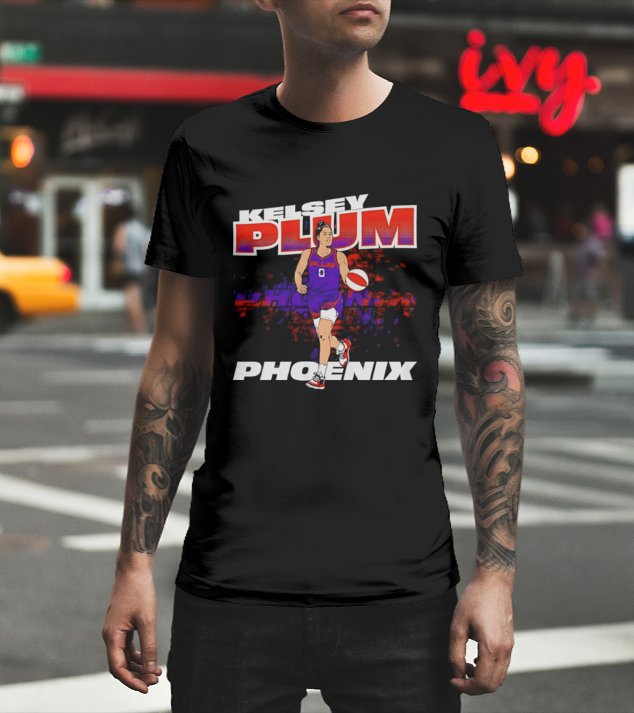 Kelsey Plum Phoenix Mercury WNBA 0 Basketball Player T-Shirt