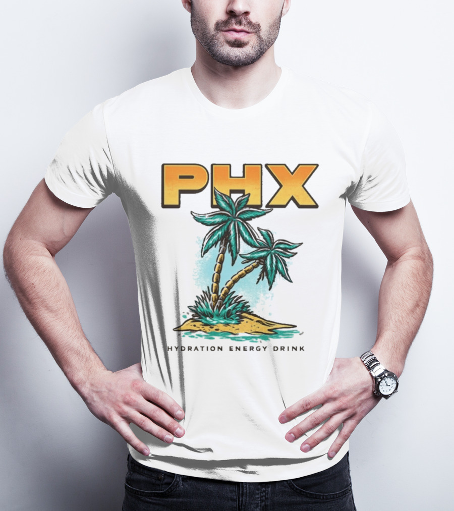 PHX Palm Tree Hydration Energy Drink T-Shirt