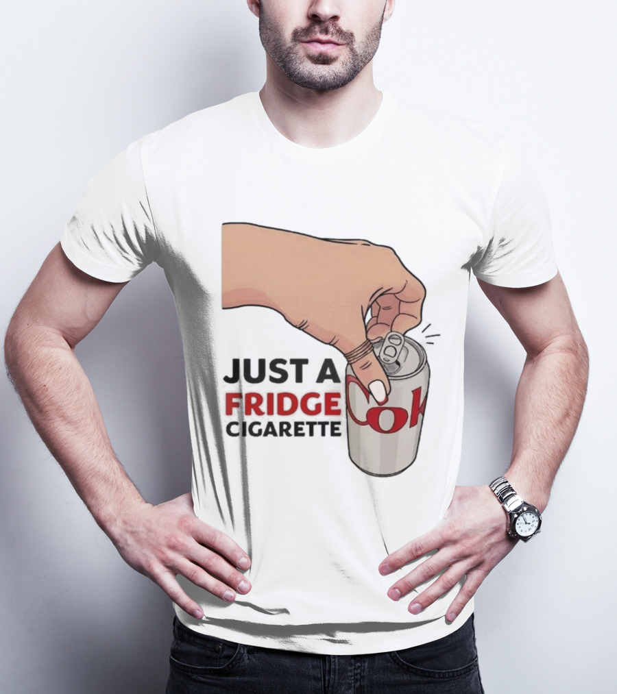Just A Fridge Cigarette Coke Pop Art Can T-Shirt