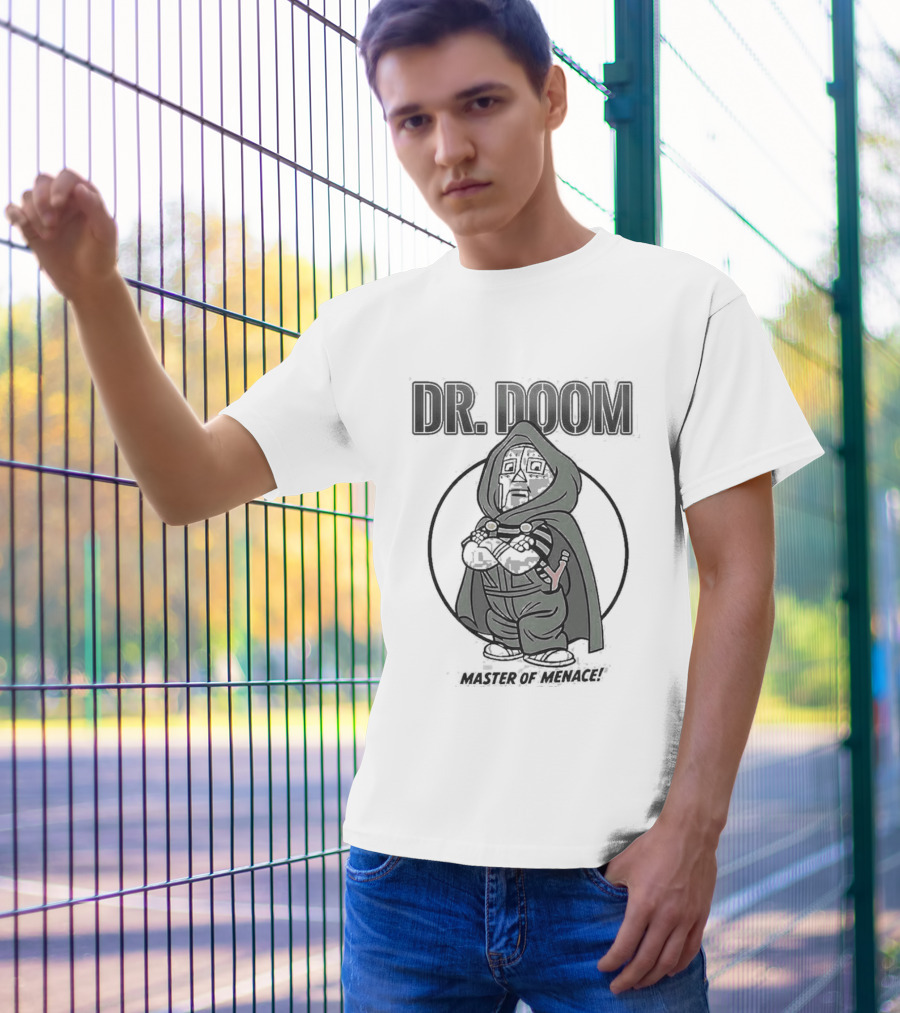 Dr Doom Master Of Menace Villain T-Shirt