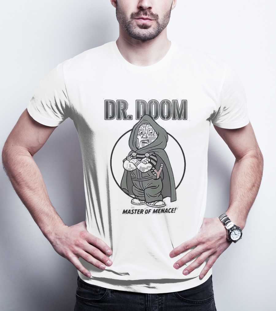 Dr Doom Master Of Menace Villain T-Shirt