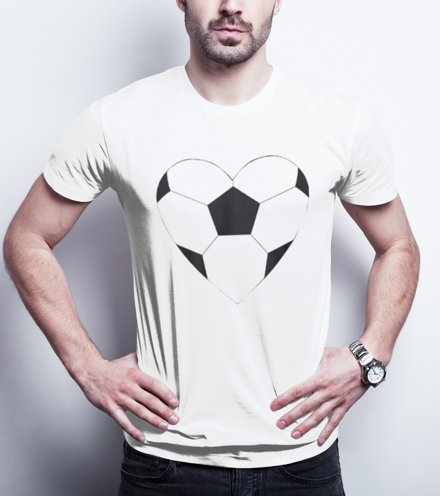 Ted Lasso Keeley Jones Heart Shaped Soccer Ball T-Shirt