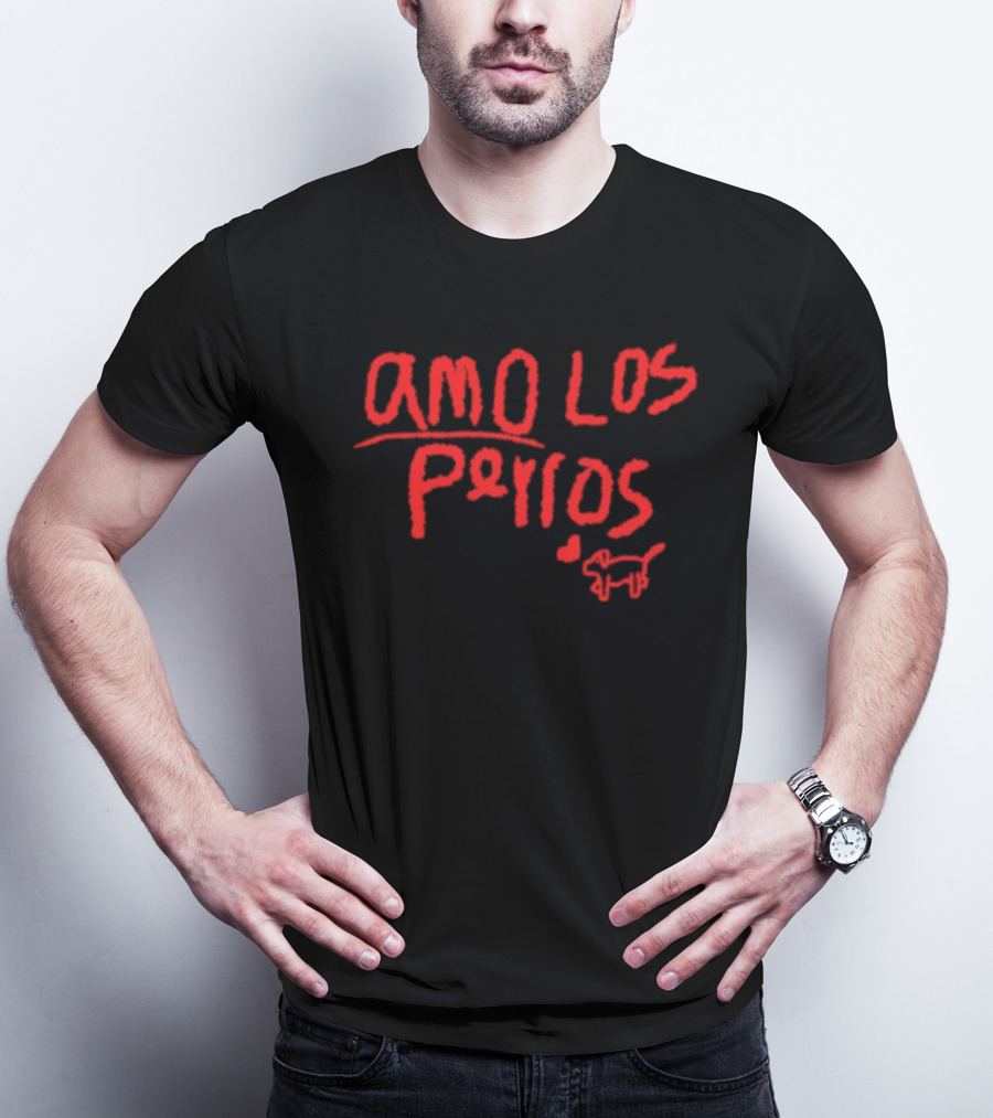 Amo Los Perros Pet Owner Dog Lover Spanish T-Shirt