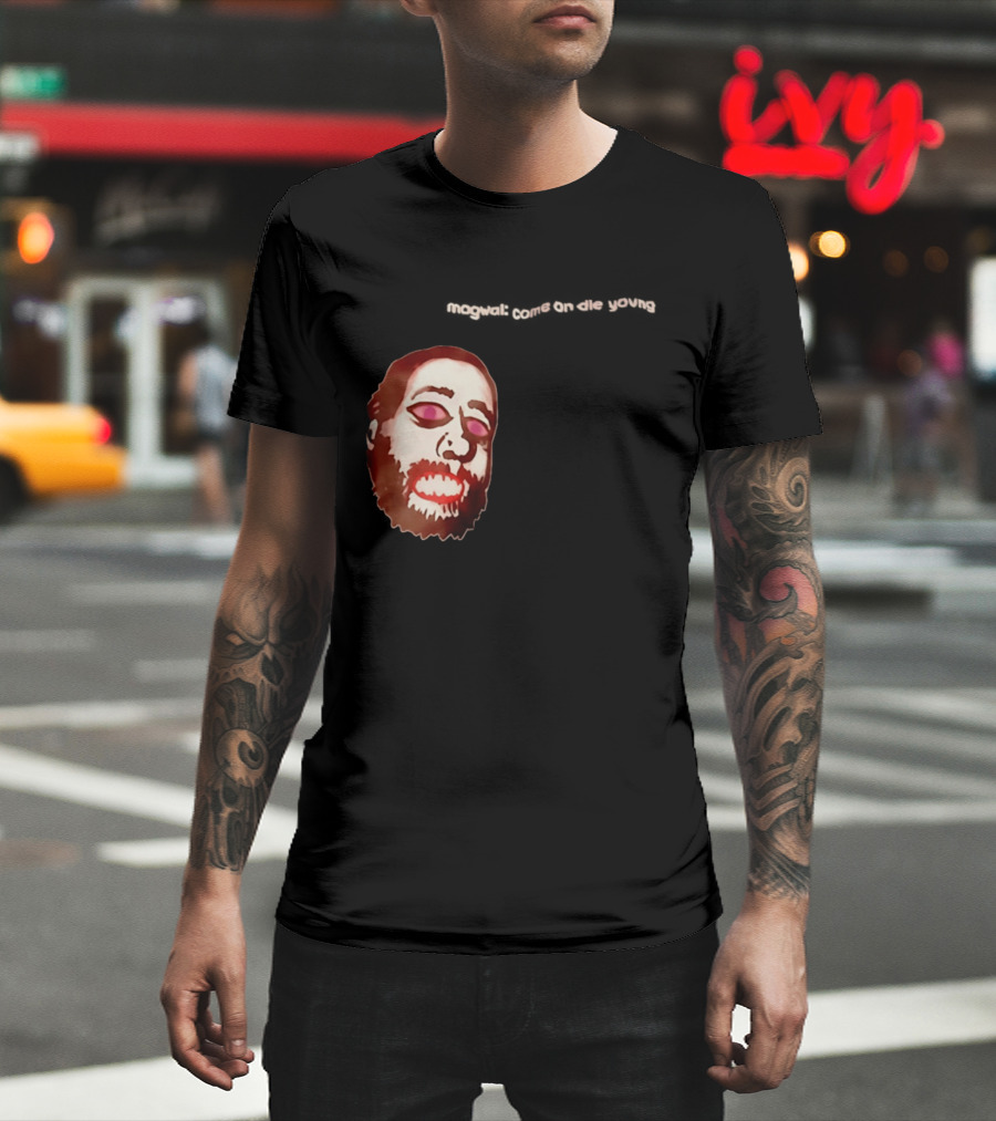 Mogwai Come On Die Young Album Cover Art Face T-Shirt