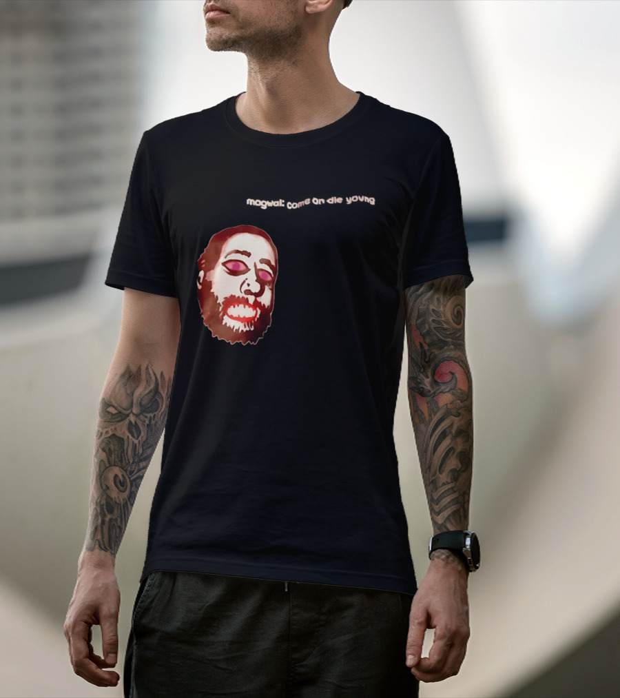 Mogwai Come On Die Young Album Cover Art Face T-Shirt