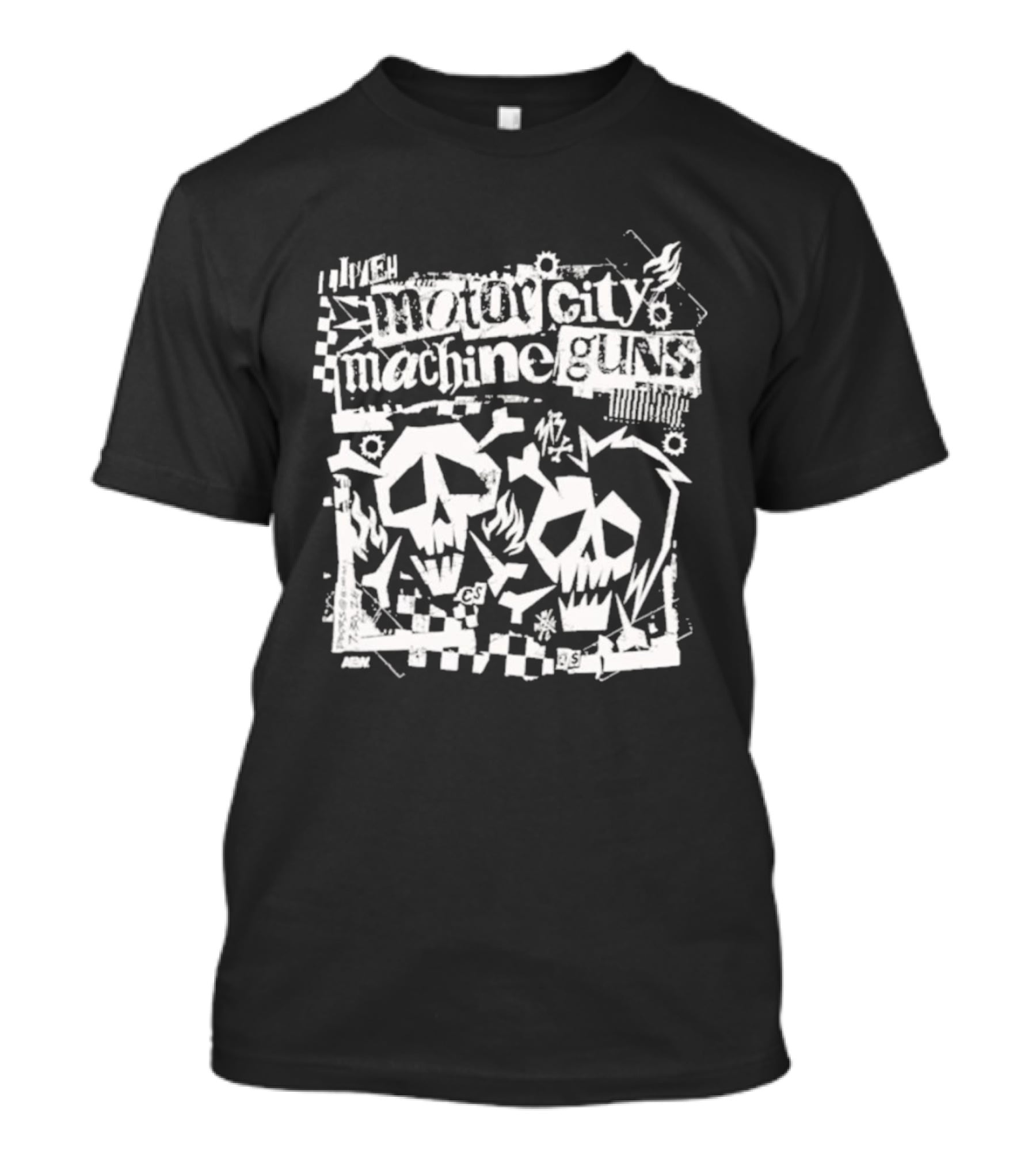 Motor City Machine Guns MCMG Skull T-Shirt