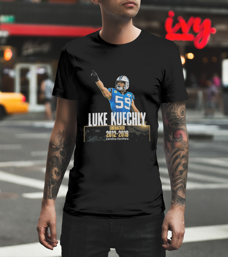 Luke Kuechly Carolina Panthers Linebacker 2012 2019 T-Shirt