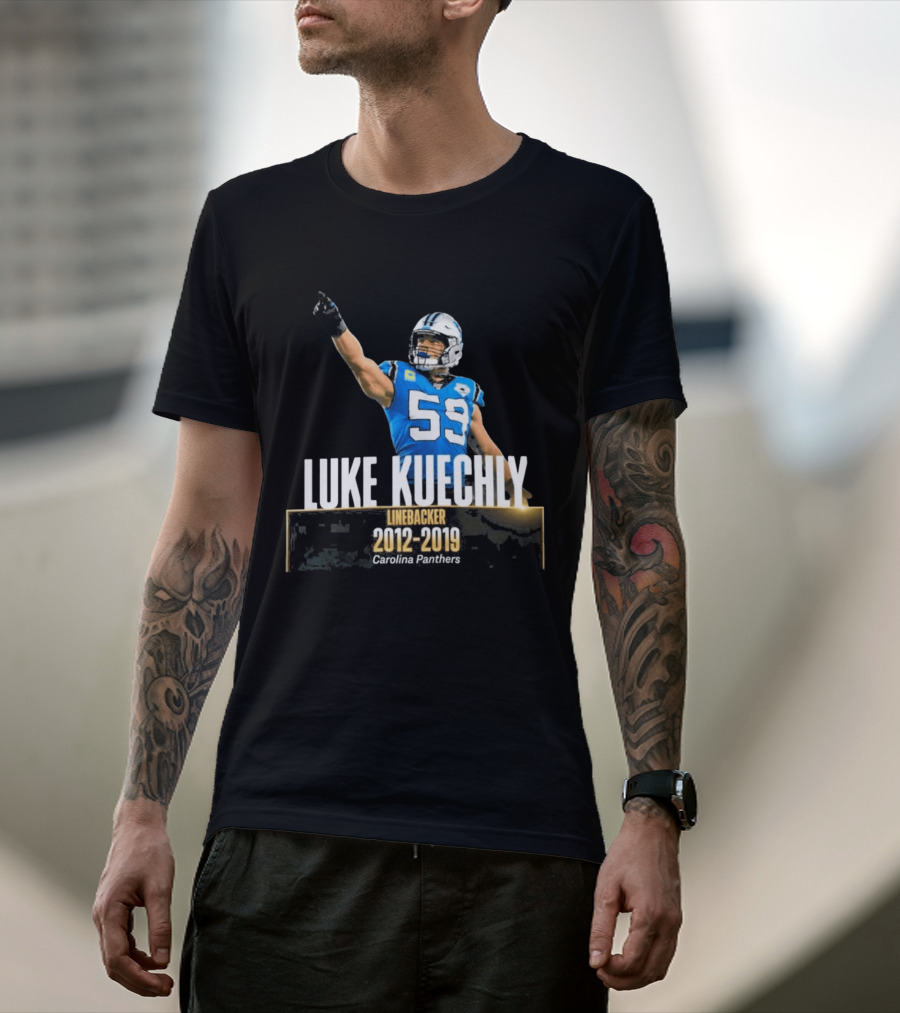 Luke Kuechly Carolina Panthers Linebacker 2012 2019 T-Shirt