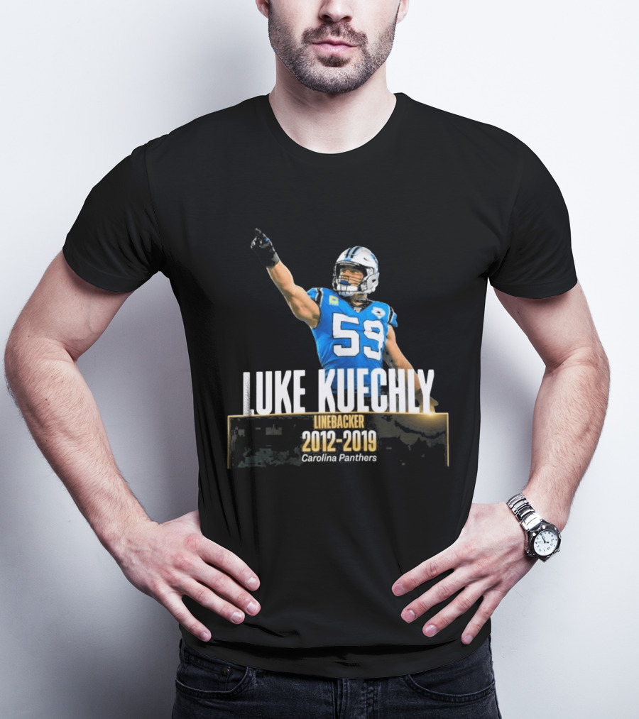 Luke Kuechly Carolina Panthers Linebacker 2012 2019 T-Shirt