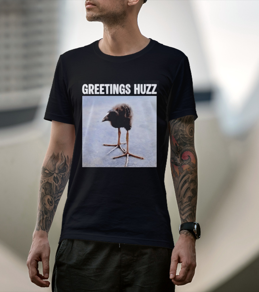 Greetings Huzz Bird Funny Meme Photo T-Shirt