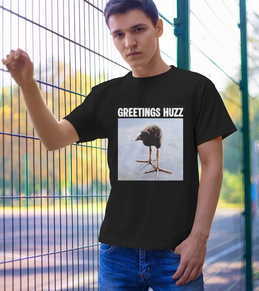 Greetings Huzz Bird Funny Meme Photo T-Shirt