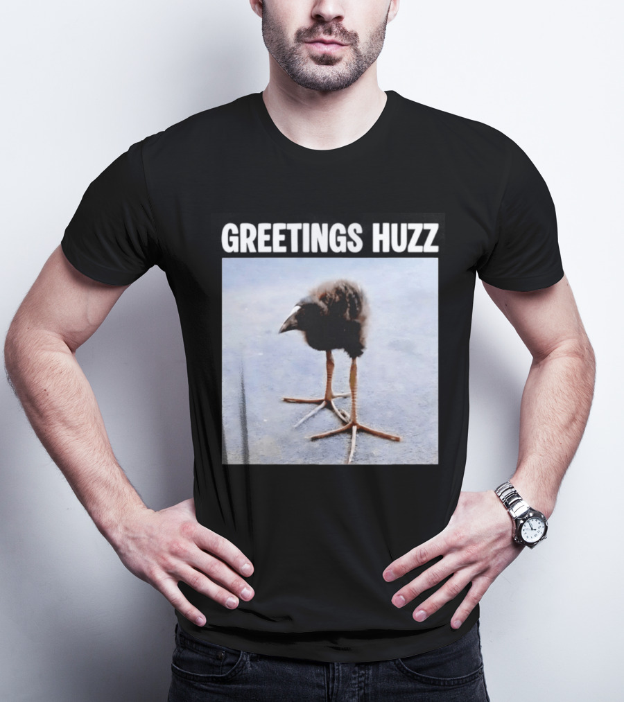 Greetings Huzz Bird Funny Meme Photo T-Shirt