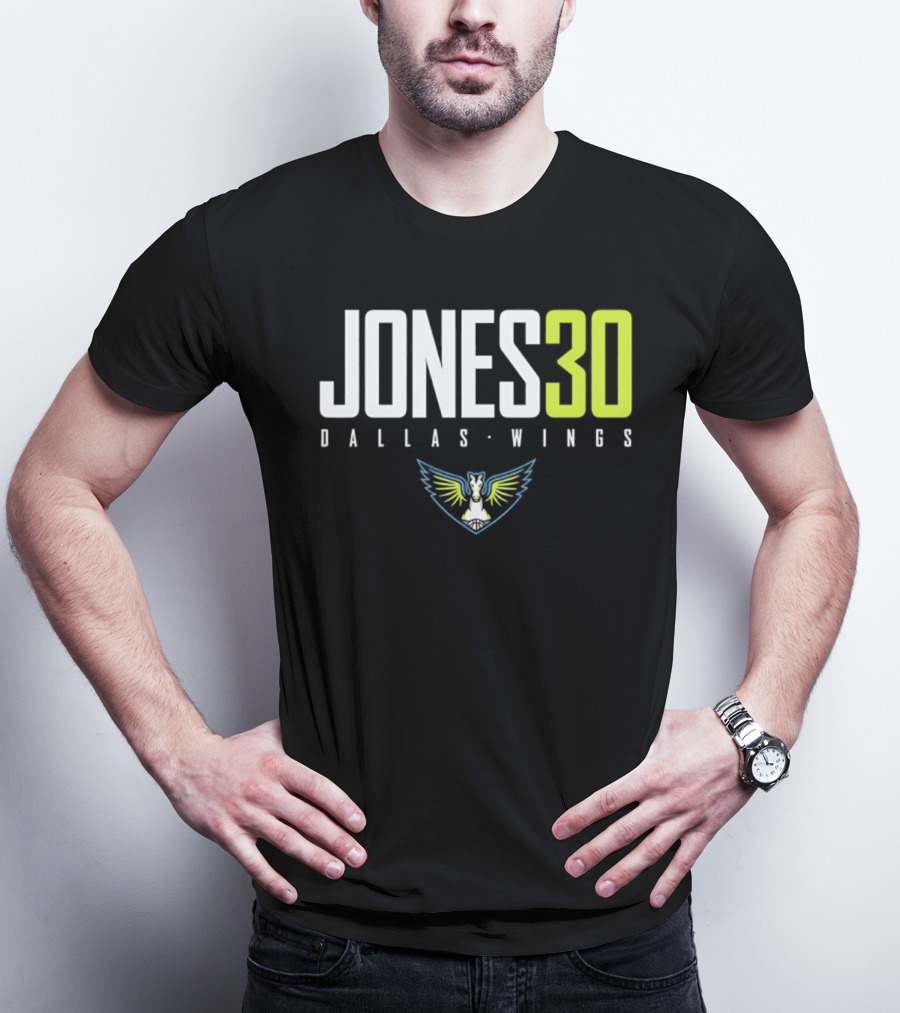Jones 30 Dallas Wings 2026 WNBA T-Shirt