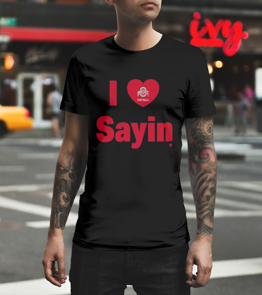 Ohio State Football I Heart Julian Sayin T-Shirt