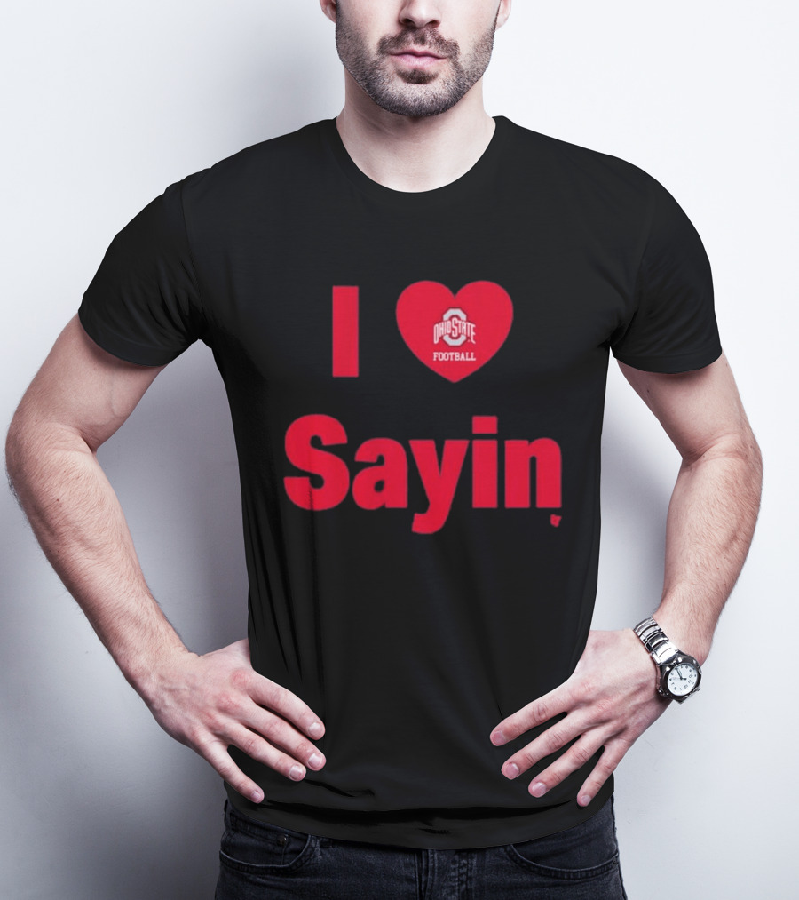 Ohio State Football I Heart Julian Sayin T-Shirt