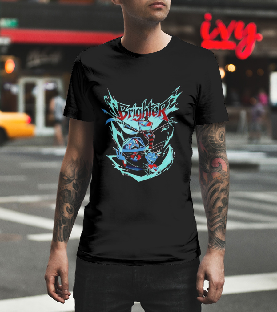 Brighter Vox Vincent Blue And Red T-Shirt