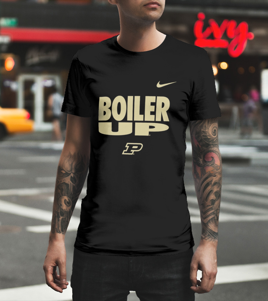 Purdue Boilermakers Boiler Up Nike P T-Shirt