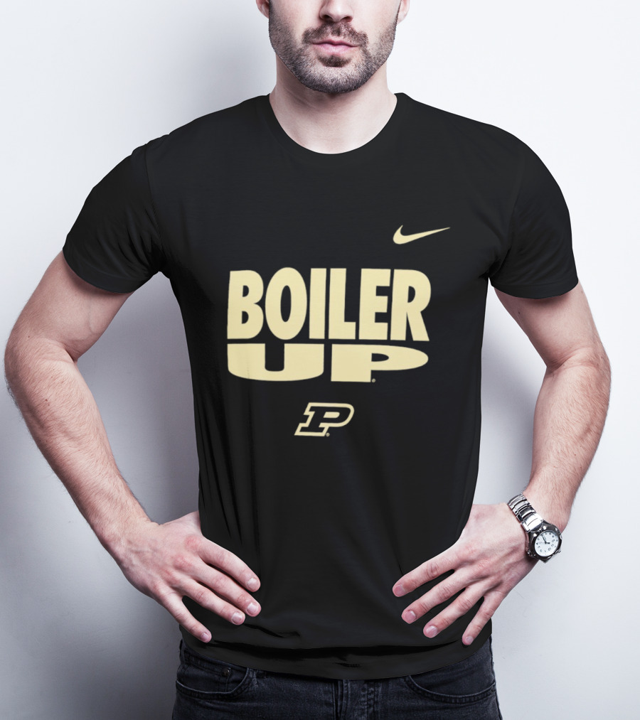 Purdue Boilermakers Boiler Up Nike P T-Shirt