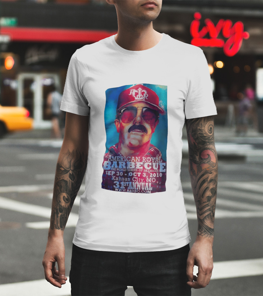 Dale Earnhardt American Royal Barbecue 2010 Kansas City Sep 30 Oct 3 31st Annual T-Shirt